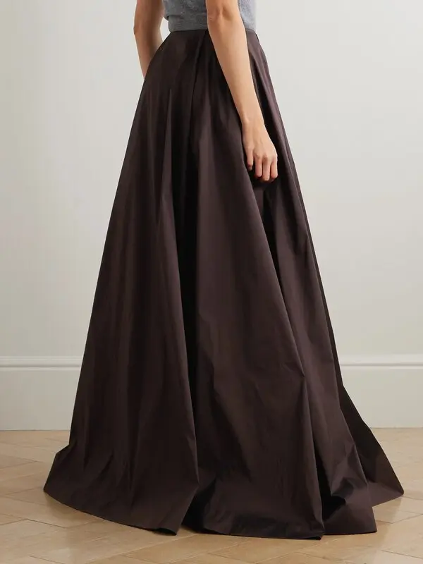 Bernadette Kennedy Taffeta Maxi Skirt
