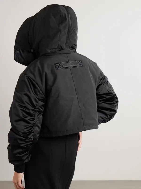 Canada Goose Claremont Oversized Cropped Layered Bomber Jacket