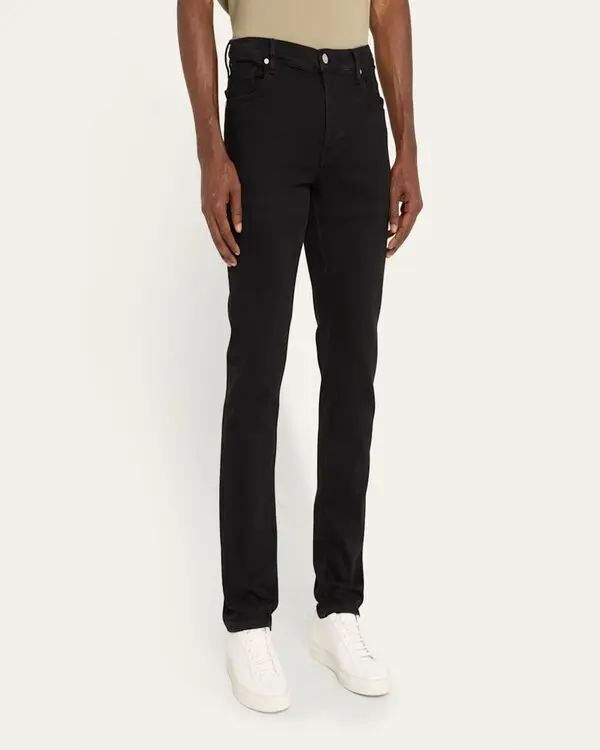FRAME Jetset Modern Straight Jeans - Black
