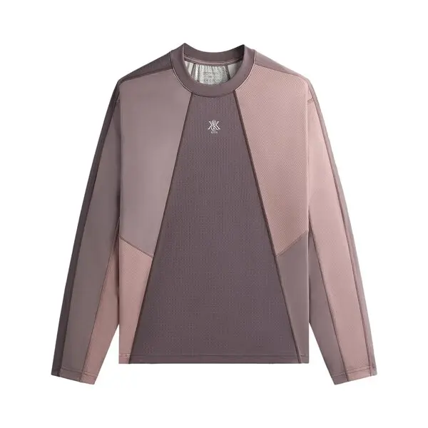 Kith Long-sleeve Panelled Otto Tee - Pink