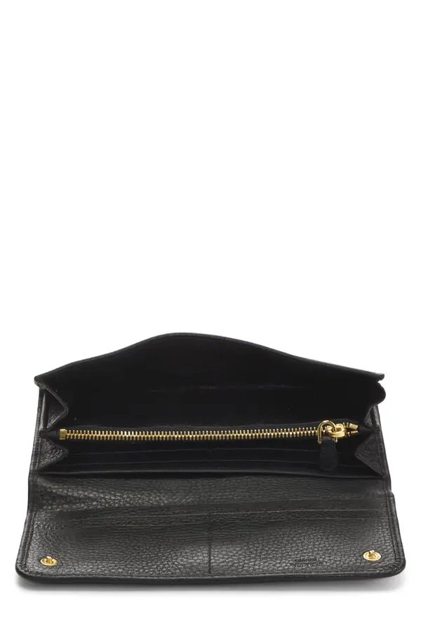 Prada Vitello Daino Continental Wallet