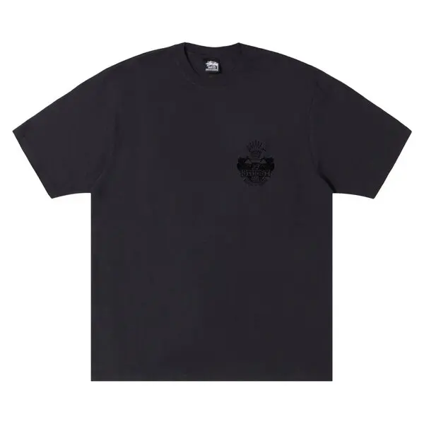 StÜssy Built To Last Pigment Dyed Tee - Black