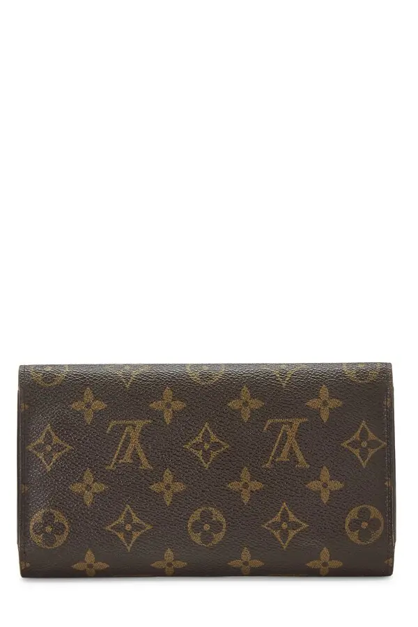 LOUIS VUITTON Monogram Canvas International Wallet - Brown