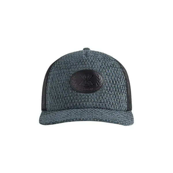Kith Chenille Tweed Trucker Hat - Black