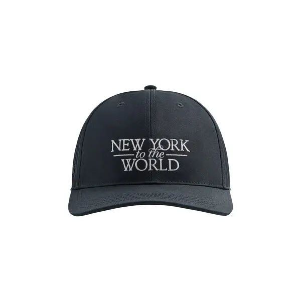 Kith Ny To The World Twill Aaron Cap - Blue
