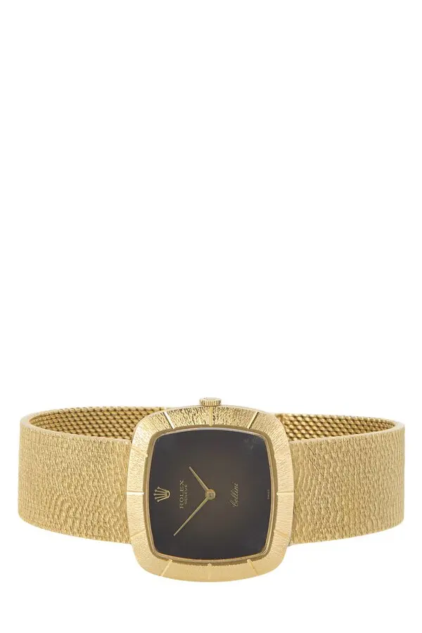 Rolex Dial Cellini Cushion Watch