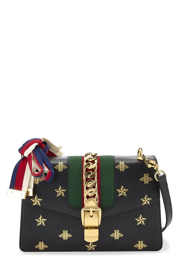 Gucci Leather Sylvie Chain Bag