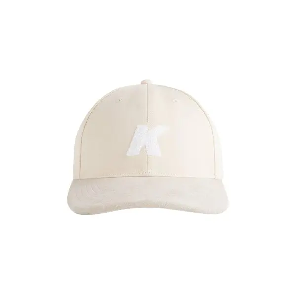 Kith Twill & Suede Aaron Classic Cap - Cream