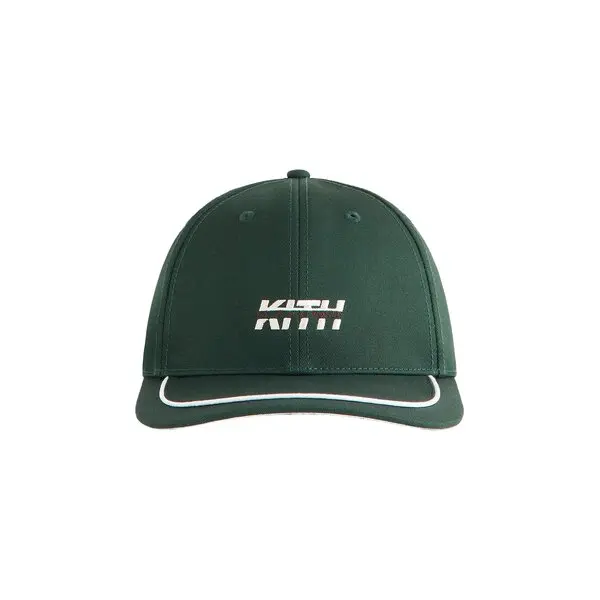 Kith Twill Pieced Aaron Classic Cap - Green