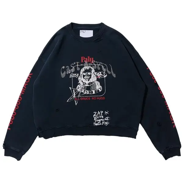 Paly Hollywood Printed Sweatshirt - Black | Editorialist