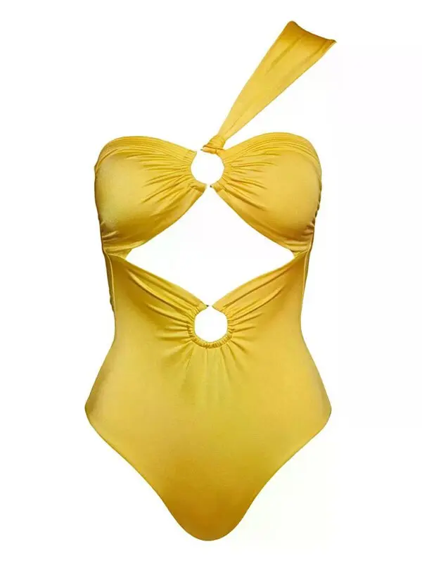SOFIA ERHAN Gaia One-shoulder Swimsuit - Yellow
