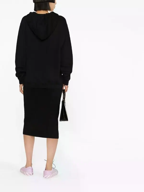 Off-White Slogan-print Drawstring Hoodie