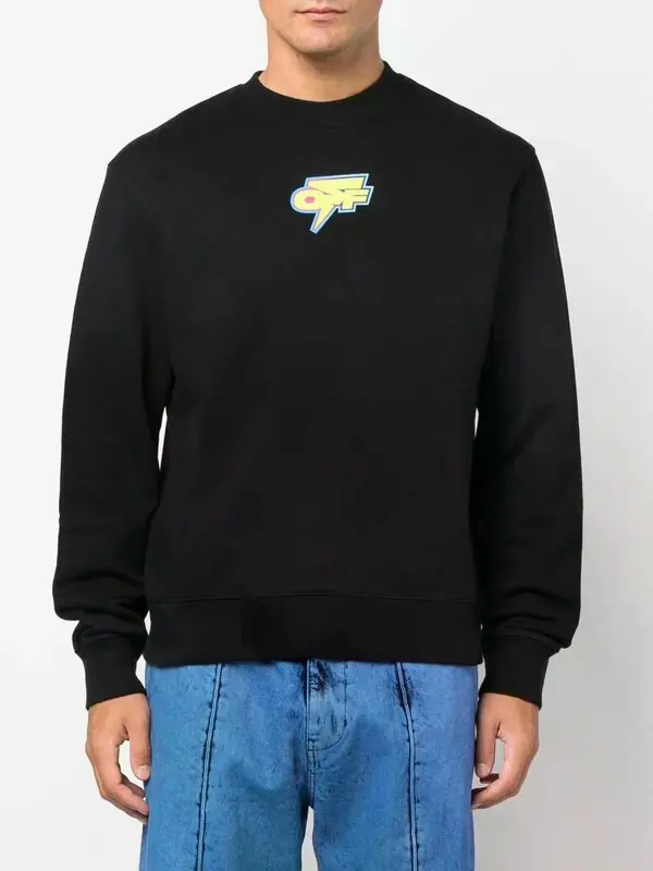 Off-White Arrows-print Cotton Sweatshirt