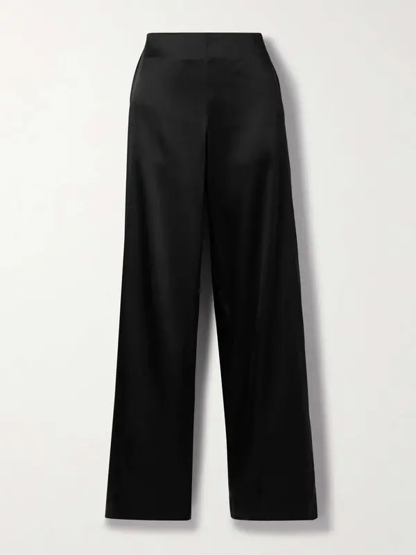 Balenciaga Satin Wide-leg Pants