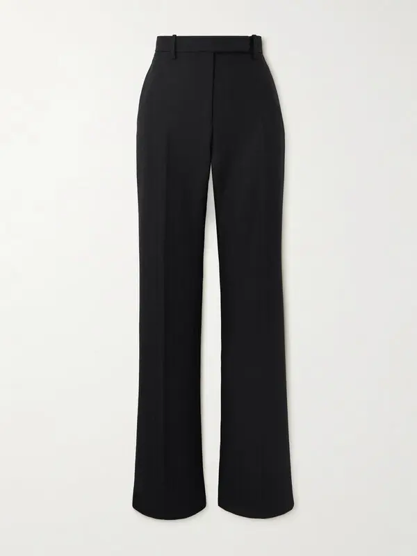 TOM FORD Herringbone Wool Straight-leg Pants