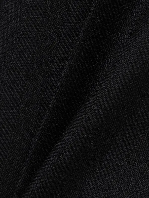 TOM FORD Herringbone Wool Straight-leg Pants