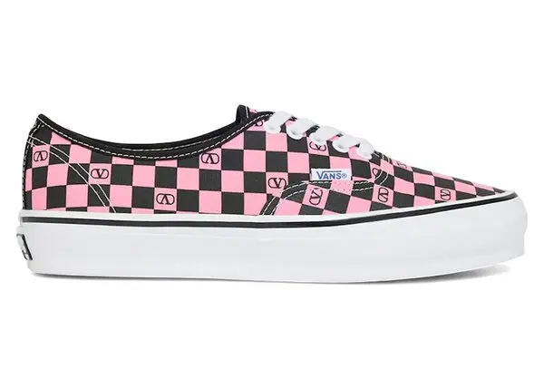 VANS Authentic Valentino Garavaniin Sneakers - Checkerboard/pink
