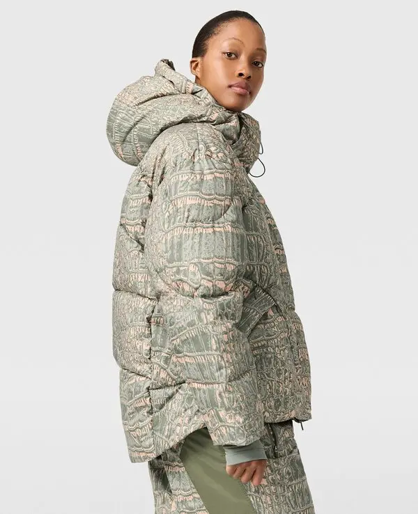 Stella McCartney Graphic Print Padded Hooded Jacket