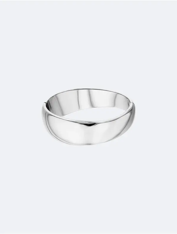 Calvin Klein Smooth Metal Bangle - Silver