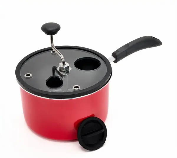 TECHNIQUE 4-qt Stovetop Nonstick Popcorn Maker