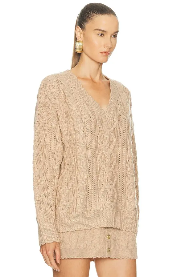 LoveShackFancy Croisette Pullover Sweater