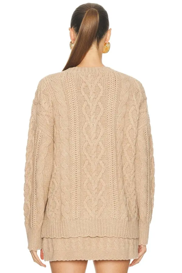 LoveShackFancy Croisette Pullover Sweater