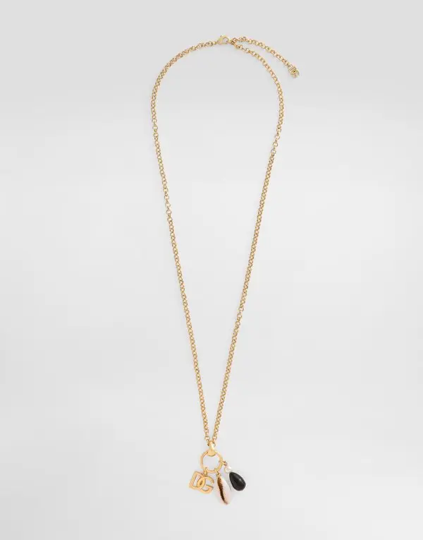 Dolce & Gabbana Dg Logo Necklace - Gold