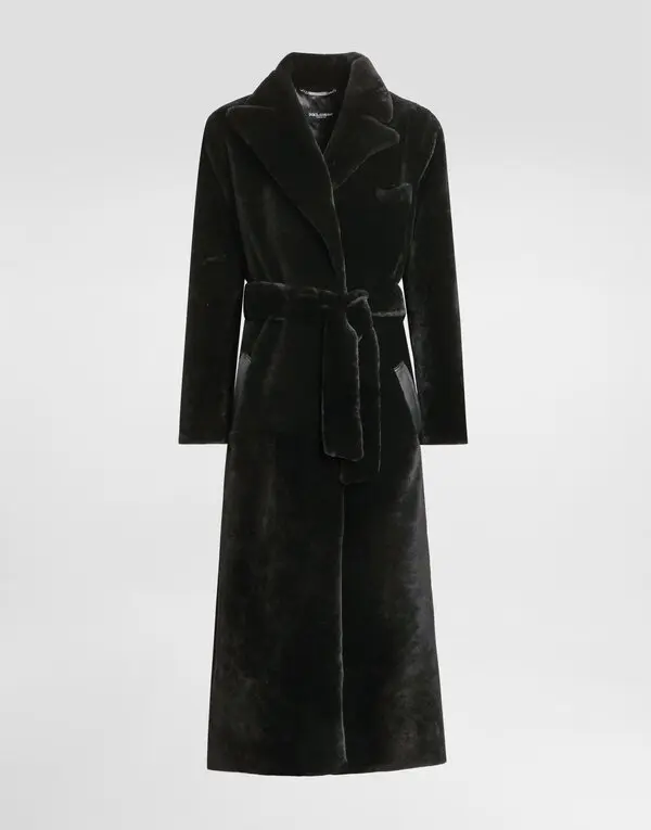 Dolce & Gabbana Shearling Overcoat