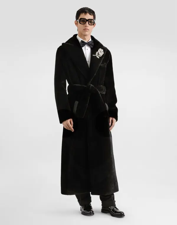 Dolce & Gabbana Shearling Overcoat