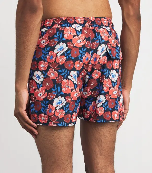 Isaia Floral Print Swim Shorts