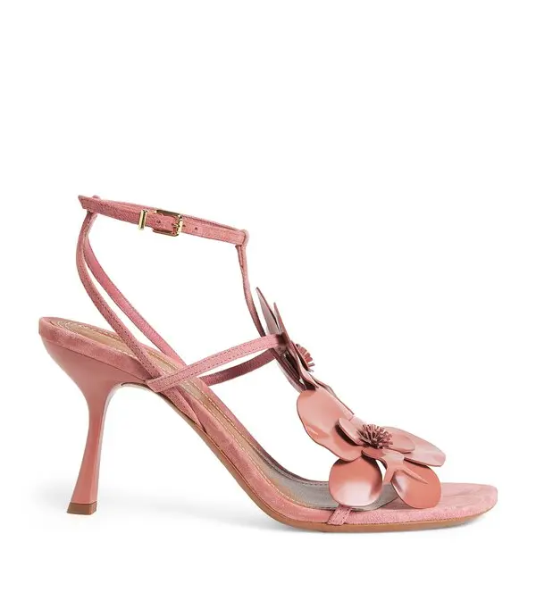 Zimmermann Leather Orchid Heeled Sandals