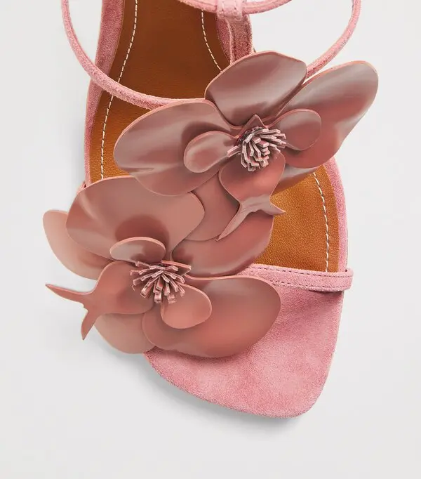 Zimmermann Leather Orchid Heeled Sandals