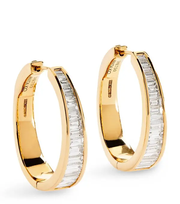 ANITA KO Meryl Hoop Earrings - Gold