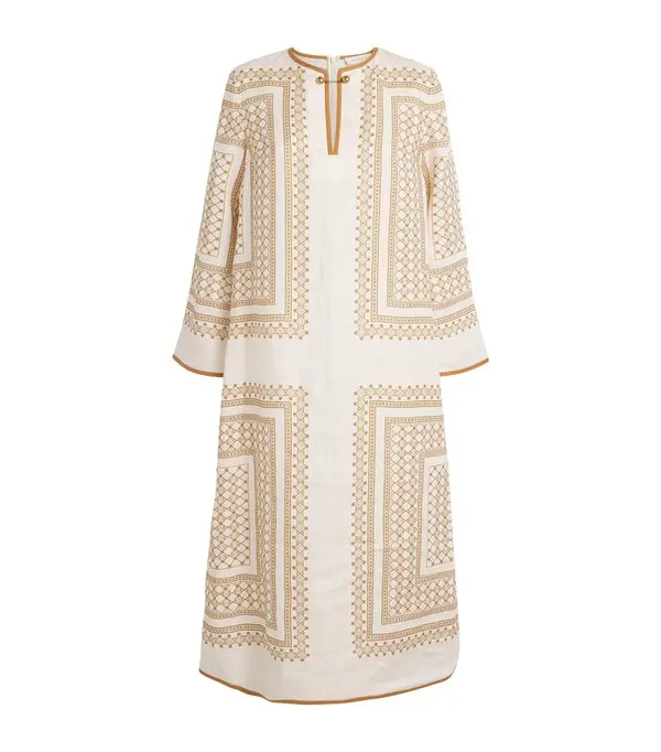 Zimmermann Linen Tunic Midi Dress