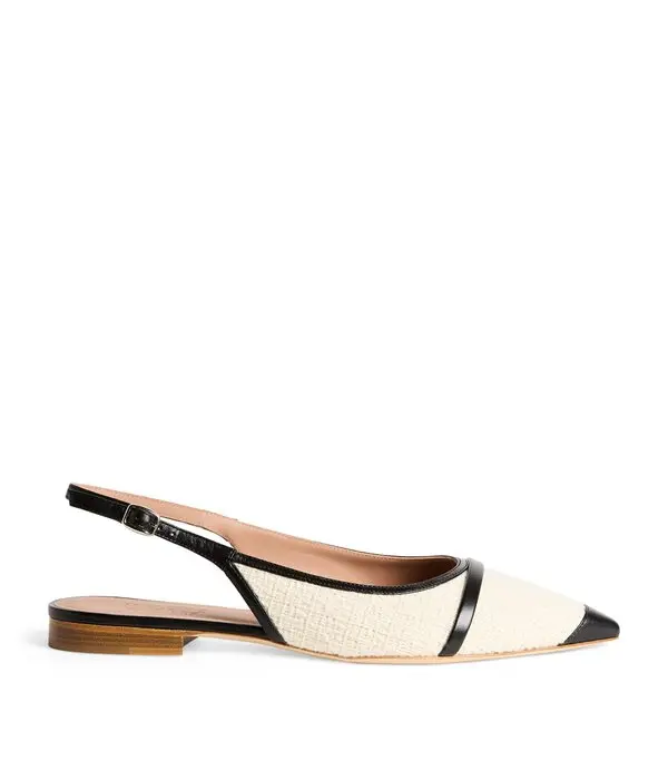 MALONE SOULIERS Bouclé Jama Slingback Flats