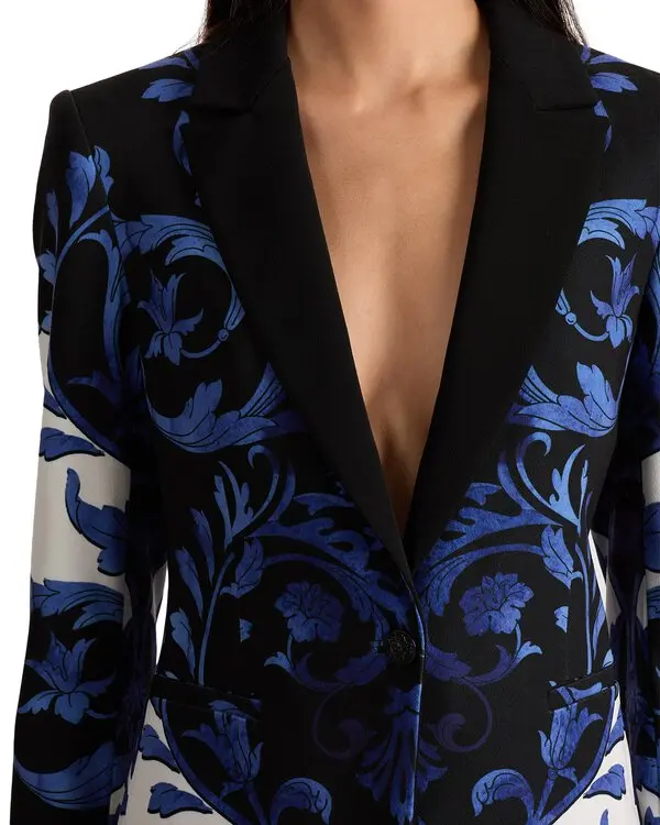 Alice + Olivia Fitted Printed Blazer - Regal Retreat