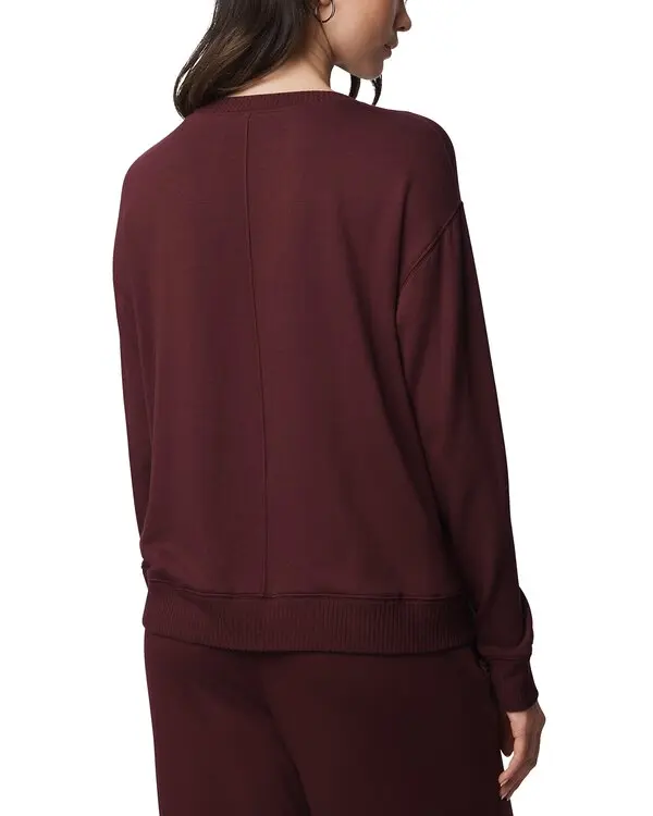 Splendid Supersoft Trim Pullover - Rosewood