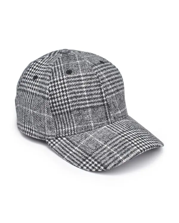 Aqua Flannel Baseball Cap
