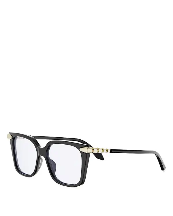 BVLGARI Serpenti Viper Square Frame Eyeglasses - Black