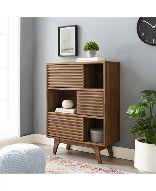 MODWAY Render Three-tier Display Storage Cabinet Stand