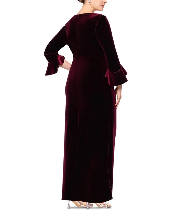 Betsy & Adam Velvet Gown