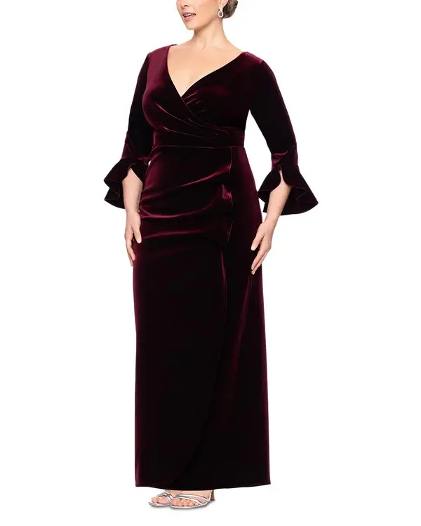 Betsy & Adam Velvet Gown