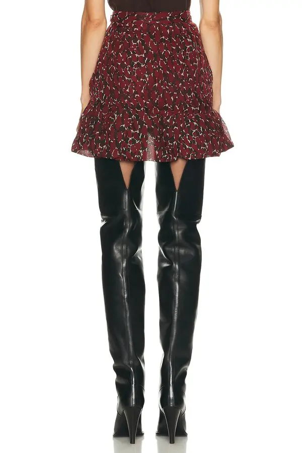 Saint Laurent Mini Skirt - Red