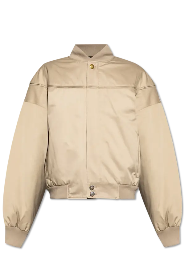 WILLY CHAVARRIA Gas Station" Bomber Jacket - Beige