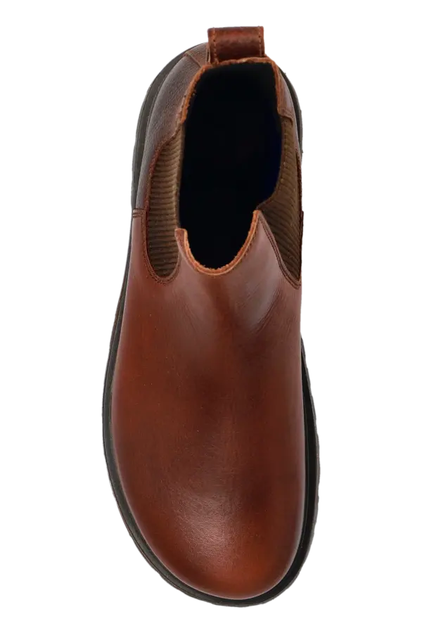 BIRKENSTOCK Leather Highwood Slip On Mid Chelsea Boots - Brown