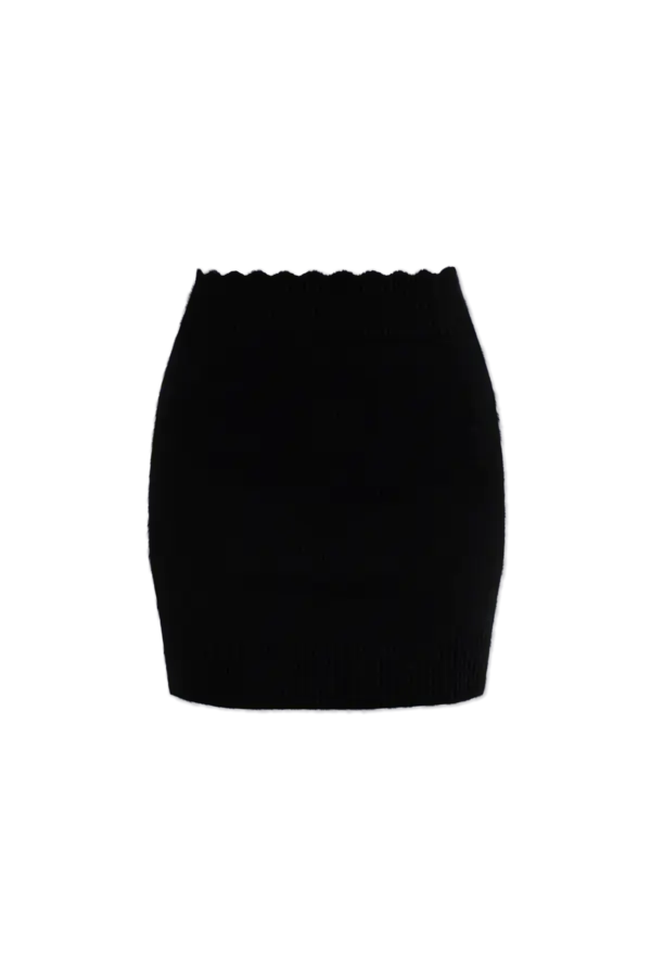Chloé Mini Wool Skirt - Black