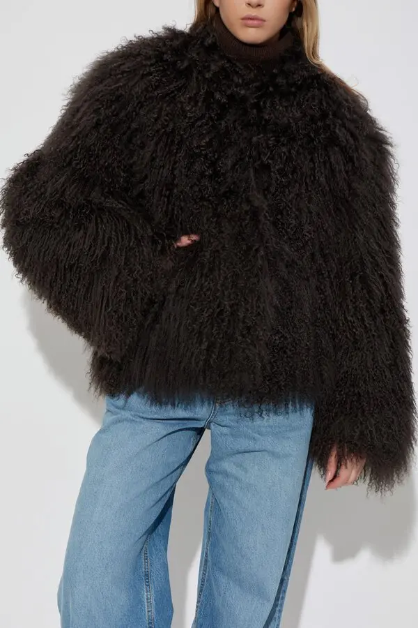 STAND STUDIO Charlotte Faux Fur Coat
