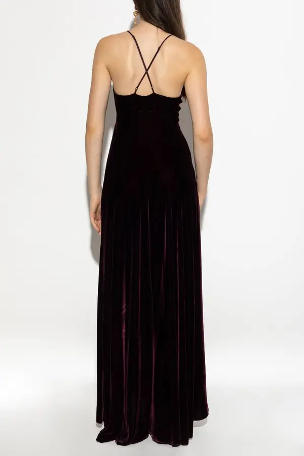 FORTE_FORTE Velvet Maxi Slip Dress