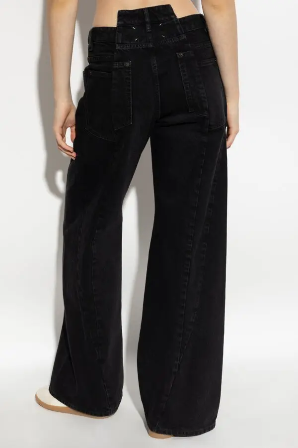MAISON MARGIELA Straight-leg Jeans - Black