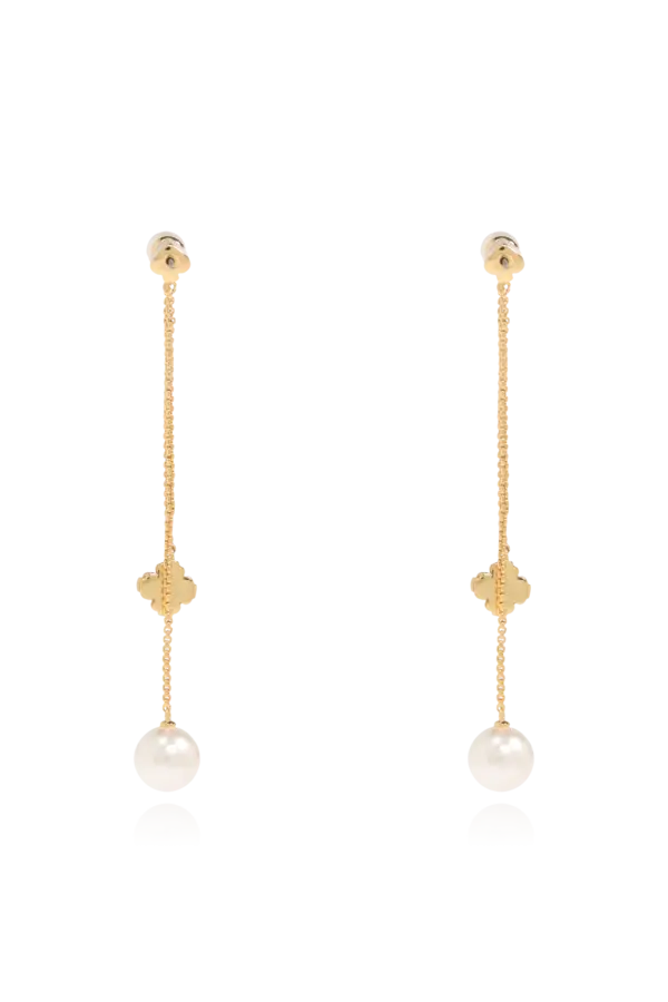 Kate Spade New York Earrings With Four-leaf Clover Pendant